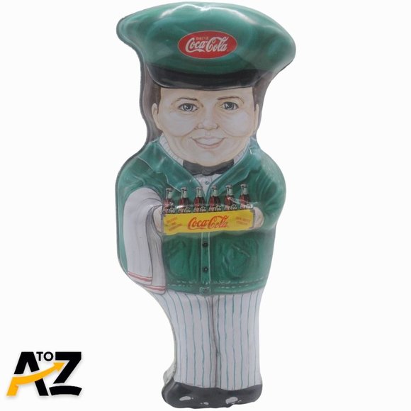 Coca Cola | Other | Drink Coca Cola Delivery Man Advertising Tin Box ...
